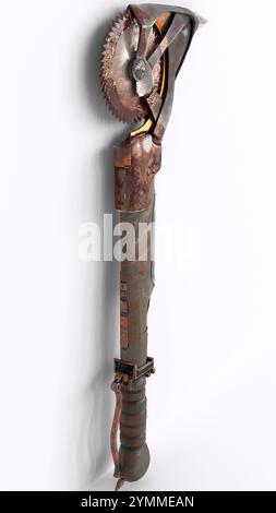 buzz saw axe with white background Stock Photo - Alamy