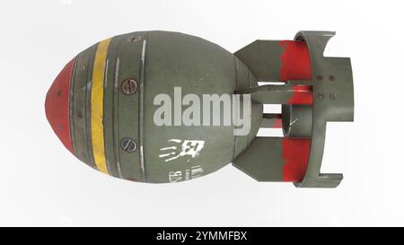mini nuclear bomb with white background Stock Photo - Alamy