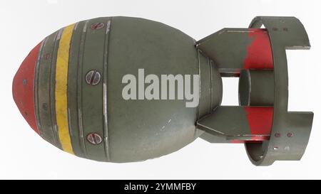mini nuclear bomb with white background Stock Photo - Alamy