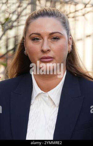 Nikita Ni Laimhin, who is also known as Nikita Hand, arrives at the ...