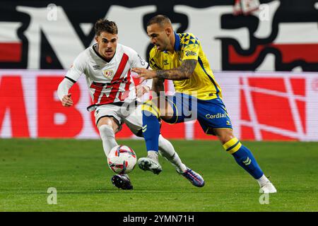 Sandro Ramirez of UD Las Palmas laments during the Spanish league ...