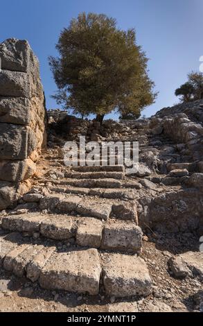 Ancient site of lato near Kritsa Stock Photo - Alamy