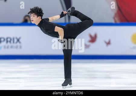 Chen Yudong of China performs during the men's short program in the ISU ...