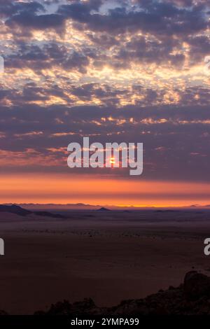 Cirrus and Stratus clouds in dramatic blue sky over Cape Town South ...