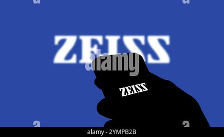 Zeiss logo on smartphone Stock Photo - Alamy