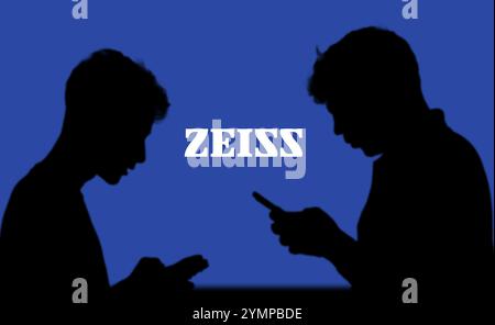 Zeiss logo on smartphone Stock Photo - Alamy
