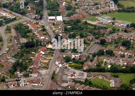 Aerial view of Great Wyrley Stock Photo - Alamy