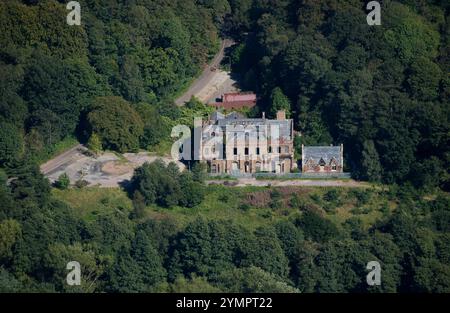 Aerial view of Great Barr Hall, Great Barr, Birmingham, West Midlands ...