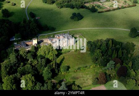 Aerial view iof Apley Hall and Estate in Shropshire Stock Photo - Alamy