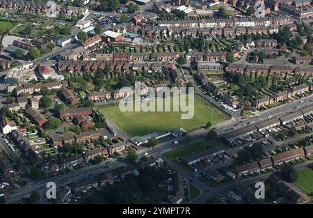 aerial view of Walsall FC football ground The Bescot Stadium Stock ...
