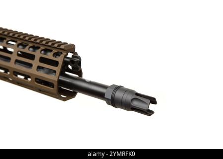 Semi-automatic .308 caliber carbine with a modern tactical design ...