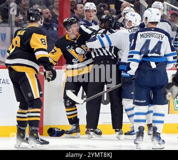 Winnipeg Jets left wing Kyle Connor (81) in the second period of an NHL ...