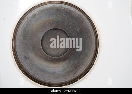Old dirty electric stove. Grease spots. Top view Stock Photo - Alamy