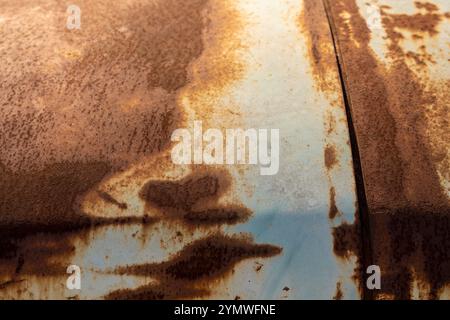 A rusty piece of metal on the sun Stock Photo - Alamy