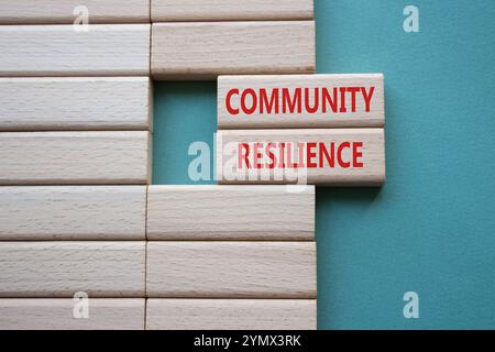 Community resilience symbol. Concept word Community resilience typed on ...