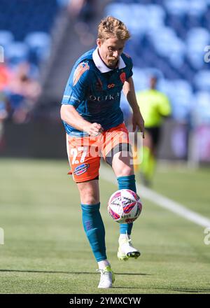 Benjamin Halloran of United during the A-League match between ...