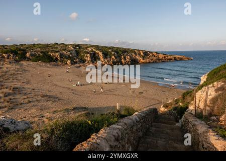 Calamosche Beach in the Nature Reserve of Vendicari in South Eastern ...