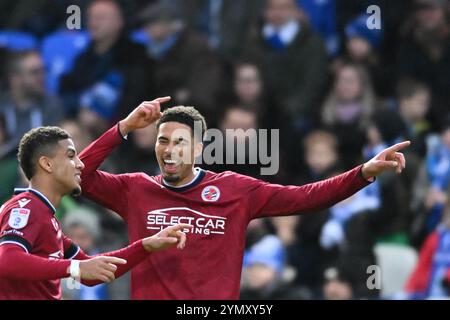Harvey Knibbs (7 Reading) celebrates after scoring teams first goal ...