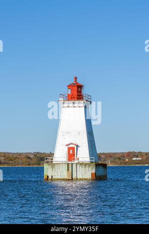 Sandy Point Lighthouse, Nova Scotia, Canada Stock Photo - Alamy