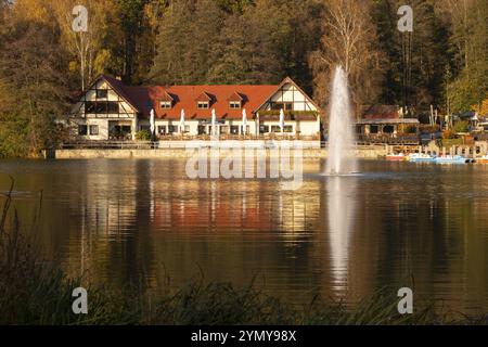 Autumn time in Lusatia - Sohland/Spree reservoir Stock Photo - Alamy
