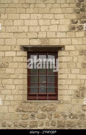 Details of a medieval building, windows Stock Photo - Alamy