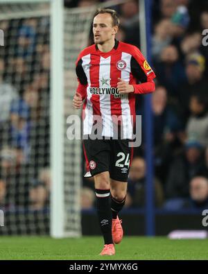 Mikkel Damsgaard of Brentford during the Premier League match between ...