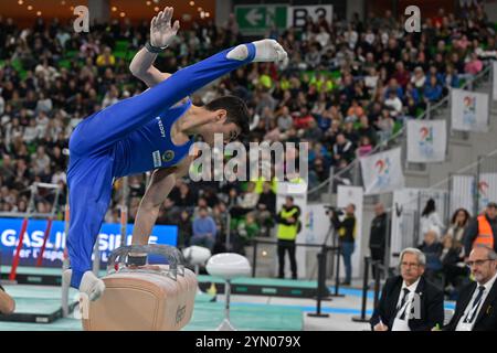 Yumin Abbadini (Aereonautica Militare) during Grand Prix di Ginnastica ...