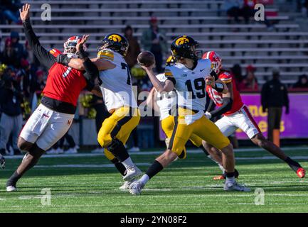 Maryland defensive lineman Tommy Akingbesote participates in vertical ...