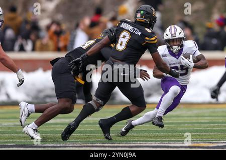James Madison running back Wayne Knight (3) rushes for a touchdown past ...