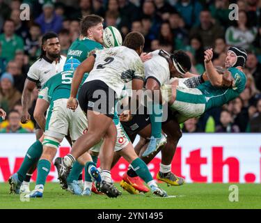 Action during the Autumn Nations Series international rugby union test ...