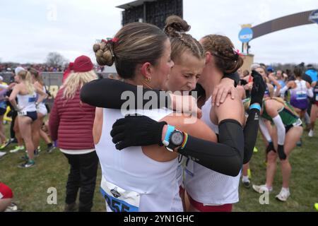 Grace Hartman of NC State (left), Jane Hedengren of BYU (center) and ...