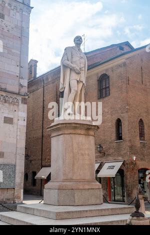 Modena, Italy - September 6, 2024: Statue of Ciro Menotti Stock Photo ...