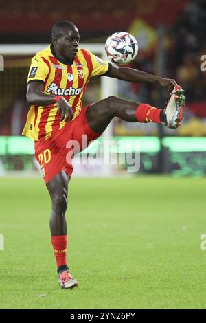 Malang Sarr of Lens during the French championship Ligue 1 football ...