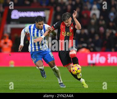 Brighton and Hove Albion's Georginio Rutter celebrates after the ...