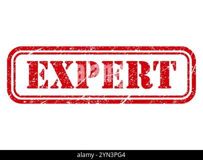 Ribbon label banner with word professional in blue color on white ...