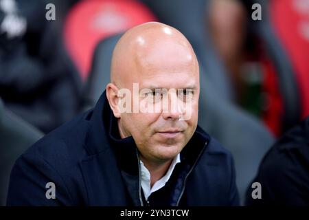 Liverpool manager Arne Slot ahead of the Premier League match at ...