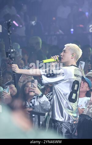 TAIPEI, CHINA - NOVEMBER 24, 2024 - Actors receive trophies at the 61st ...