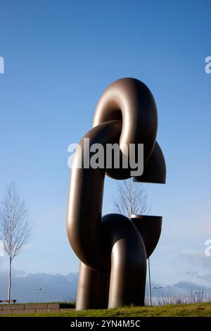 Sculpture 'Change' by Hill Jephson Robb, 1980. Commissioned by ...