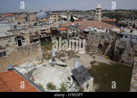 The Pool of Hezekiah, an ancient water reservoir in Jerusalem, was ...