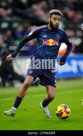Jayden Bogle (Leeds United) during the Sky Bet Championship match ...