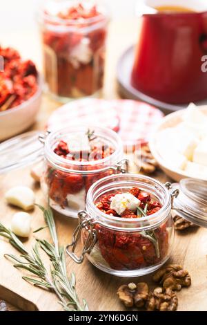 jar of Sun Dried Tomatoes. traditional italian dish Stock Photo - Alamy
