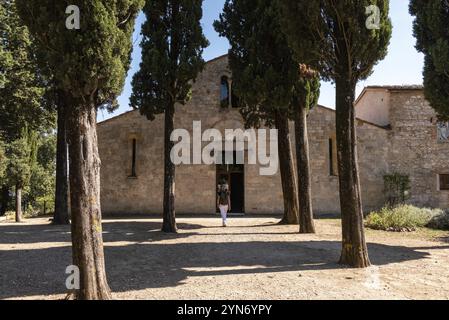 The old Romanesque monastery Santa Maria Assunta a Cellole, Italy ...