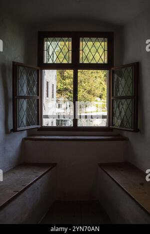 Inside a typical medieval castle in Europe Stock Photo - Alamy