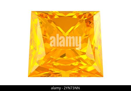 Cut Heliodor gemstone Stock Photo - Alamy