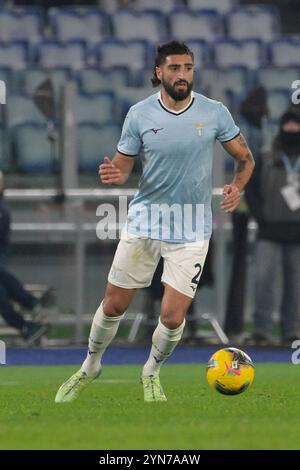 Lazio's Samuel Gigot during the Italian Football Championship League A ...