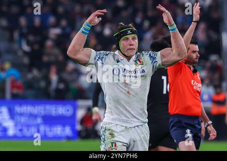 Ross VINTCENT of Italy during the 2025 Six Nations Championship, rugby ...