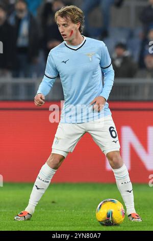 Nicolo' Rovella of SS Lazio during the Serie A Enilive match between SS Lazio and SSC Napoli at ...