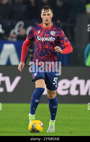 Sam Beukema (Bologna FC) during the Italian championship Serie A ...
