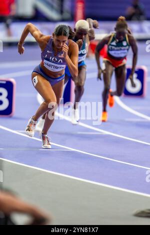 Juliette Whittaker (USA) competes in the Women's 800 semi-finals at the ...