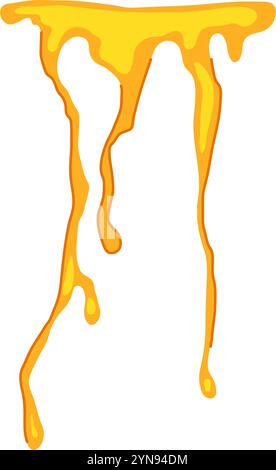 car dripping oil stain cartoon vector illustration Stock Vector Image ...